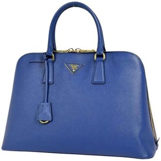 Prada Sac &agrave; main vintage doccasion - Femme - Pre-owned - Bleu - Taille: ONE Size
