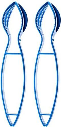 Koala Spain Mehrzweck-Eiszange (24 St&uuml;ck), gro&szlig;e oder kleine Zange und Entsafter, Kunststoff, Blau