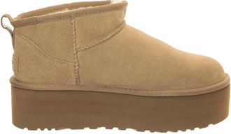 UGG Ugg, Femme, Chaussures, Beige, Taille: 39 EU Classic Ultra Mini Platform Boot
