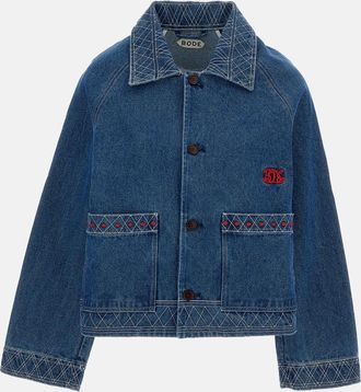 Bode Bestickte Denimjacke