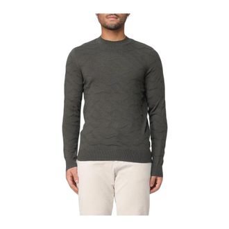 A|X Armani Exchange Pullover mit Rundhalsausschnitt - - Knitwear - Herren - Gr&uuml;n - L
