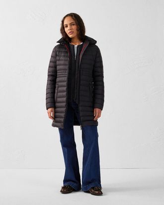 Jott Doudoune longue &agrave; capuche Noir Vero 2.0 - Taille XS