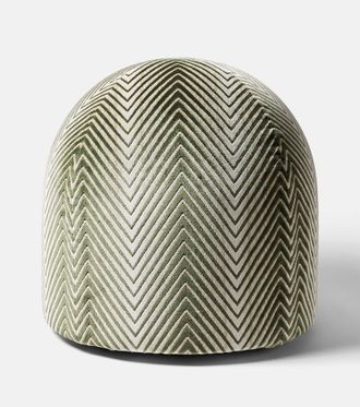 Missoni Pouf Ziggy en velours
