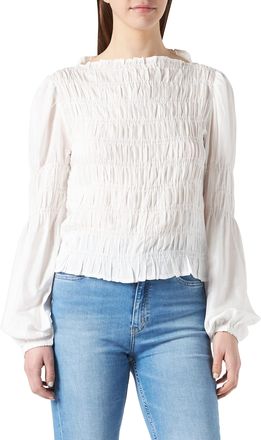 Cream Damen Crhenva Bluse, schneewei&szlig;, 46