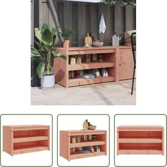 vidaXL vidaXL Douglasienholz - Outdoor-K&uuml;chenschrank MEPPEL 106x55x64 cm Massivholz Douglasie