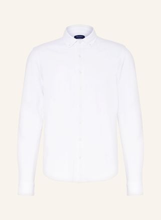 Maerz Maerz Muenchen Piqu&eacute;-Hemd Regular Fit weiss