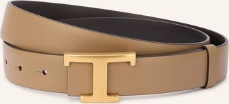 Tod's Tods Lederg&uuml;rtel Zum Wenden braun