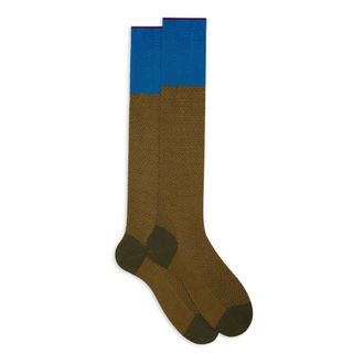 Gallo Gallo, Homme, Sous-vêtements, Multicolore, Taille: M Chaussettes longues en coton 100% pour hommes fabriquées en Italie
