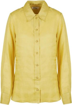ottod'Ame Femme, Blouses et Chemises, Jaune, Taille: 36 FR Chemises