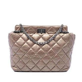 Chanel Pre-owned Vintage Quilted Tote - Femme - Pre-owned - Brun - Taille: ONE Size