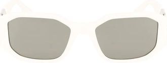 Karl Lagerfeld Femme, Accessoires, Blanc, Taille: ONE Size Kl6085S-105 Lunettes de soleil