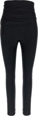 Andamane Femme, Pantalons, Noir, Taille: 42 FR Vicky Shiny Lycra Leggings