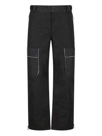 Gucci Cargohose mit GG-Logo - Schwarz