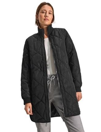 Cecil B101021 Blouson Long, Noir, XL Femmes, Black, Womens