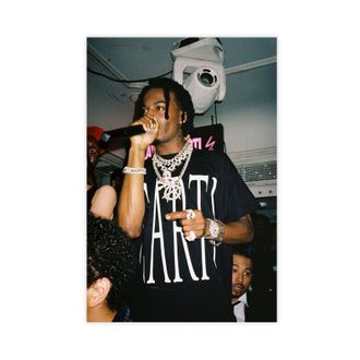 Generic Playboi Poster Carti (14) Wandbild auf Leinwand f&uuml;r Wohnzimmer Schlafzimmer Wandbild 30 x 45 cm