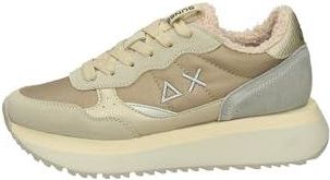 Sun 68 Baskets en cuir et tissu Big Ally Teddy Fur | 5BSDSZ45210 31 Beige, Blanc crème., 38 EU