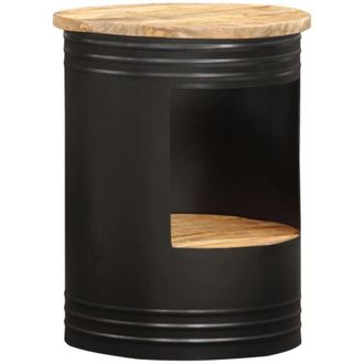 vidaXL Table basse 43x55 cm bois de manguier solide