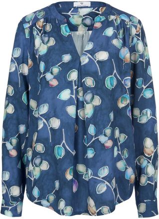 Peter Hahn Bluse zum Schlupfen Peter Hahn blau
