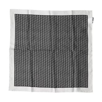 Dolce & Gabbana Gemusterter quadratischer Foulard-Schal - - Accessories - Herren - Schwarzk - ONE SIZE