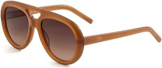 Kaleos Femme, Accessoires, Orange, Taille: 57 MM Porter 005 Lunettes de soleil