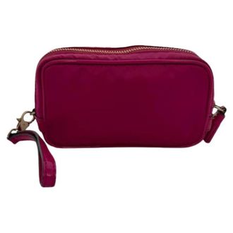Anya Hindmarch Pre-owned Zipped Camera Pouch Bag - - Pre-owned - Damen - Rosa - ONE SIZE
