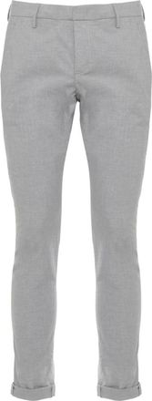 Dondup Homme, Pantalons, Gris, Taille: W32 Chino Pantalons