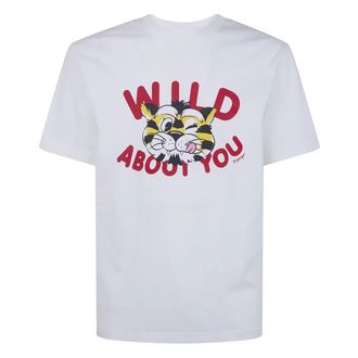 Kenzo Homme, Tops, Blanc, Taille: L T-shirt Wild Tiger