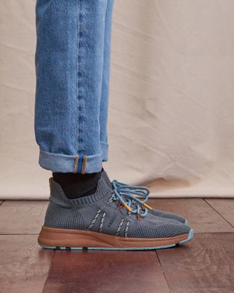 Faguo Baskets tencel gris fonc&eacute;