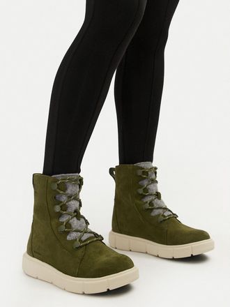 Sorel Schn&uuml;rschuhe Sorel Explorer III Joan Wp 2077951355 Gr&uuml;n