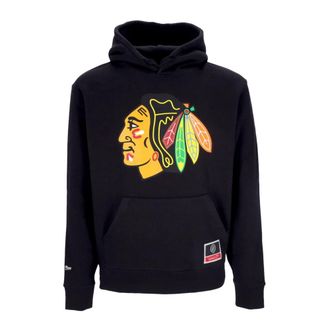 Mitchell & Ness NHL Team Logo Hoodie Schwarz - - Sweatshirts & Hoodies - Herren - Schwarzk - L