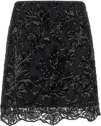 Le Twins LE Twins, Femme, Jupes, Noir, Taille: 38 FR Moni Skirt