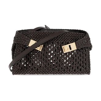 Ferragamo Hug Mini Schultertasche - - Bags - Damen - Schwarzk - ONE SIZE
