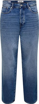 Only & Sons Male Locker geschnitten ONSFADE Hohe Taille Locker geschnitten Jeans
