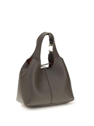 Coccinelle Womens Handbag C-Easy Taupe Calf Leather Shoulder Bags