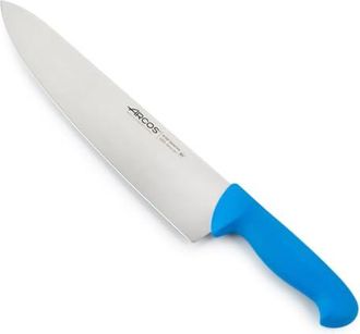 Arcos Kochmesser Professionell - Edelstahlklinge 300 mm - Langlebigkeit und Präzision - Polypropylen Griff Blau - Serie 2900