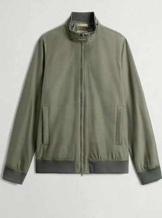 Woolrich Bomberjacke Lewis aus einem Ramar-Baumwollmix in