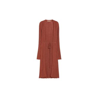 Pennyblack Bronze Ribbed Cardigan Curt - - Knitwear - Damen - Braun - L