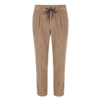 PESERICO Schmal geschnittene Hose - - Trousers - Herren - Braun - L