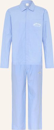 Calvin Klein Schlafanzug Cotton Crest blau