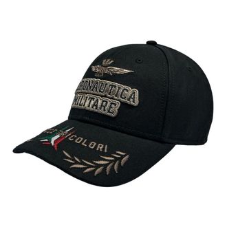 Aeronautica Homme, Accessoires, Noir, Taille: ONE Size Ha1104Uct02261 Casquette de baseball