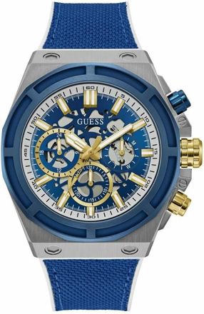 Guess Homme, Accessoires, Bleu, Taille: ONE Size Montre Masterpiece