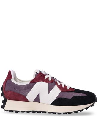 New Balance baskets 327 &agrave; patch logo - Violet