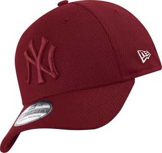 New Era New York Yankees 39thirty Stretch Cap - Diamond Era Tonal - Maroon - S-M (6 3/8-7 1/4)