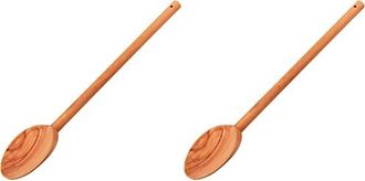 Fackelmann Fackelmann Kochl&ouml;ffel rund 30 cm OLIVE, L&ouml;ffel aus Holz, Design-K&uuml;chenhelfer aus Oliven-Holz, robust und mit unverkennbarer Maserung (Farbe: Braun), M