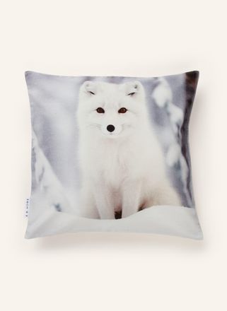 EB Home Eb Home Dekokissenh&uuml;lle White Fox Aus Samt grau