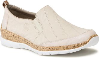 Rieker Halbschuhe Rieker N4274-60 Beige