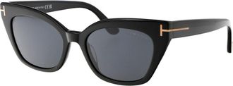 Tom Ford Juliette Sonnenbrille - - Accessories - unisex - Schwarzk - 52 MM