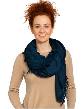 Panasiam Scarf uni 190x116cm blue