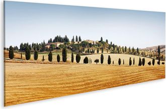 Islandburner Bild auf Leinwand Typische Landschaft In Der Toskana Im Herbst Bilder Wandbilder Poster