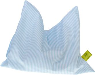 Miniblings Kräuterkissen Schlafkissen Erkältung 23x18cm hellblau gestreift